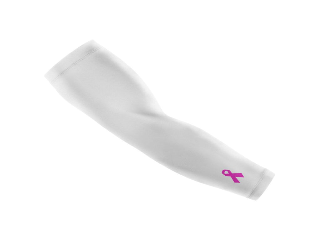 Custom Text Pink Arm Sleeve, Made in the USA | Custom Sports Sleeves