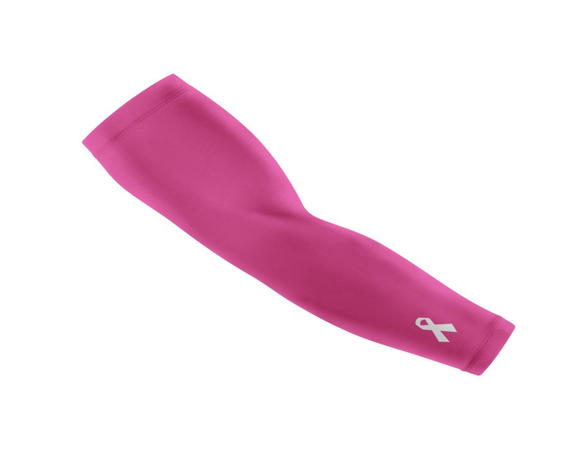 Custom Text Pink Arm Sleeve, Made in the USA | Custom Sports Sleeves